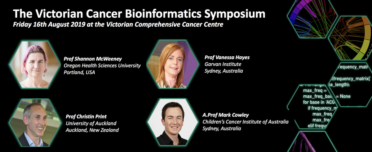 The first Victorian Cancer Bioinformatics Symposium | UMCCR Genomics ... The first Victorian Cancer Bioinformatics Symposium | UMCCR Genomics ...